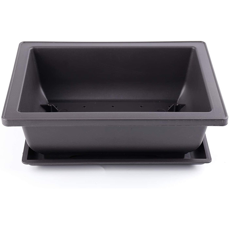 GUIYONG 3 Sets Plastic Bonsai Training Pots with Drainage Trays ...