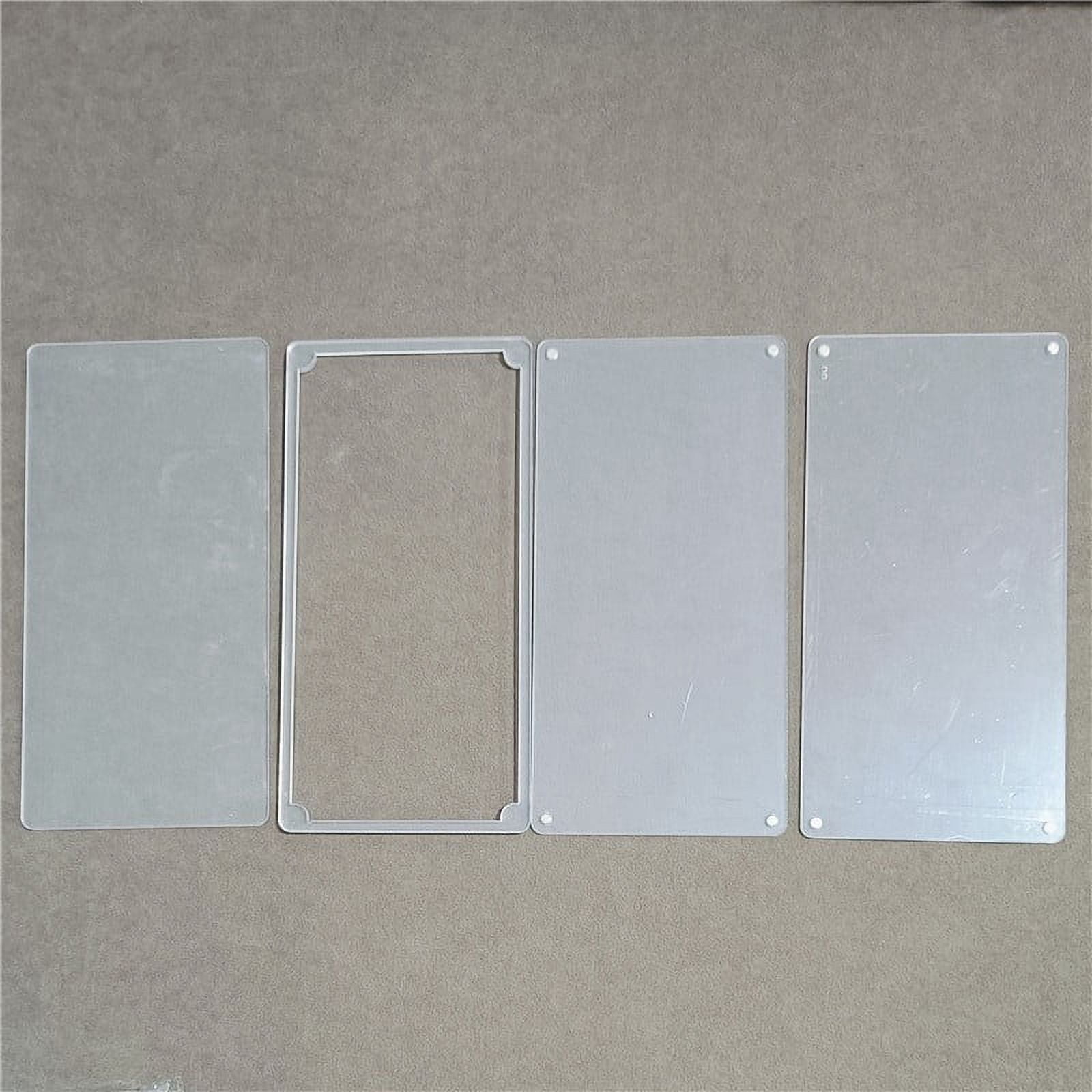 HEMOTON Clear Acrylic Sheets for DIY Crafting Transparent Handmade ...