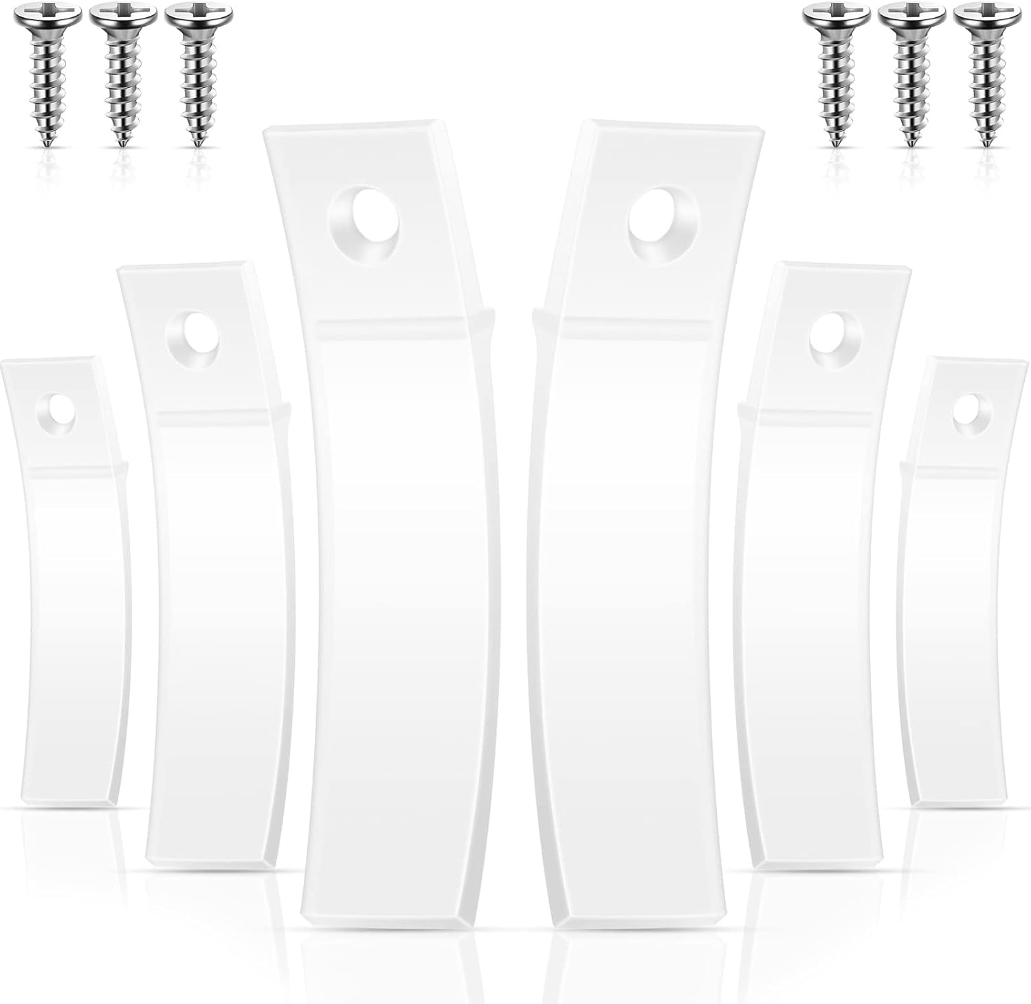 GUIYONG 40 Sets Non Slip Drawer Stops Clear Plastic Drawer Stoppers for ...