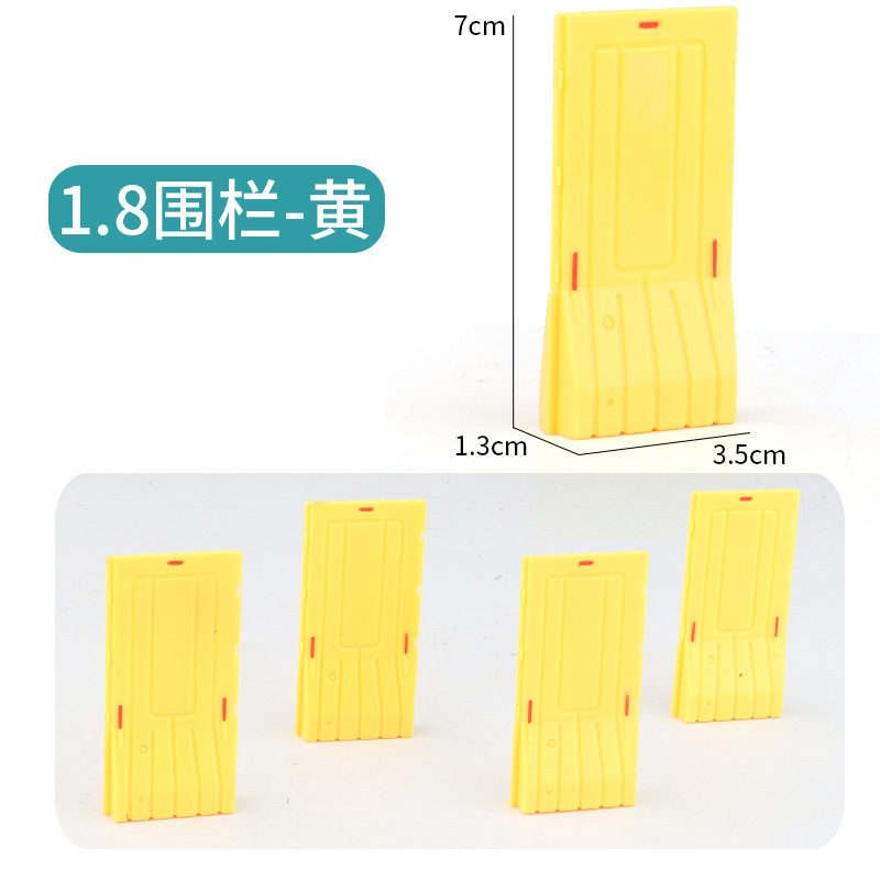 GUIYONG 5pcs Mini Construction Vehicles Traffic Signs Mini Plastic ...