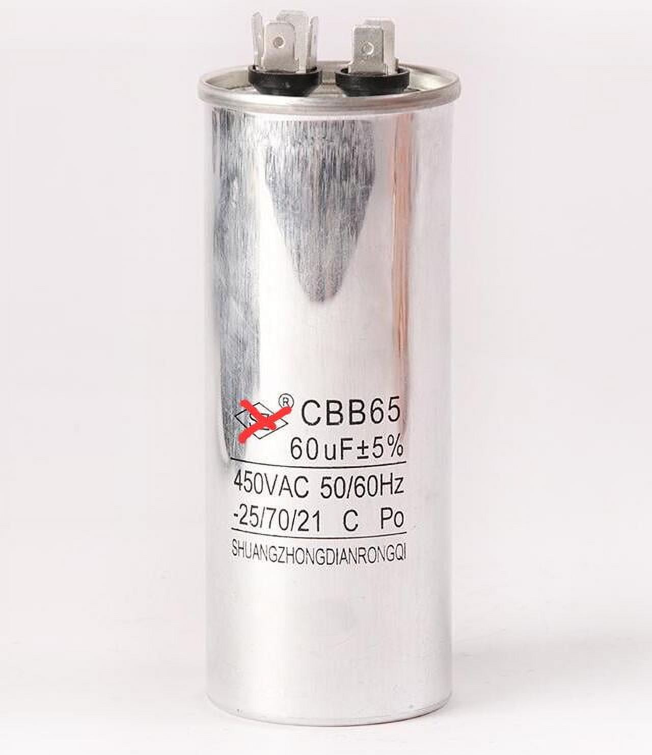 GUIYONG CBB65 450V AC 60uf 50/60HZ Fan Start Capacitors Compressor Start Capacitor for Air ...