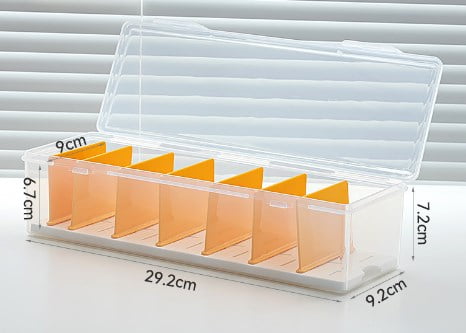 GUIYONG Card Organizer Box With Dividers Playing Card Case Trading Card ...