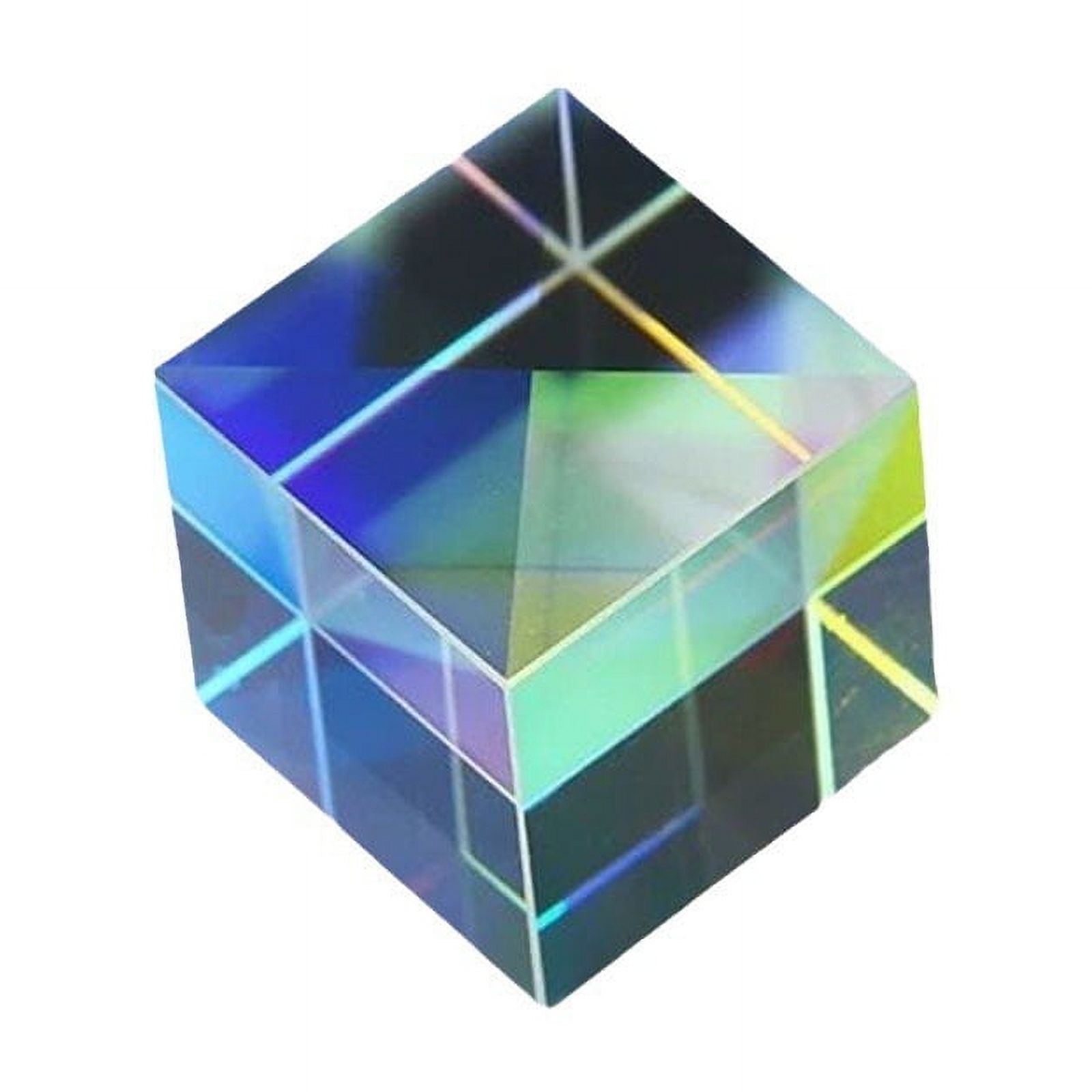 GUIYONG Delicate Glass Prism Cube Optical Glass Prism for Physics ...