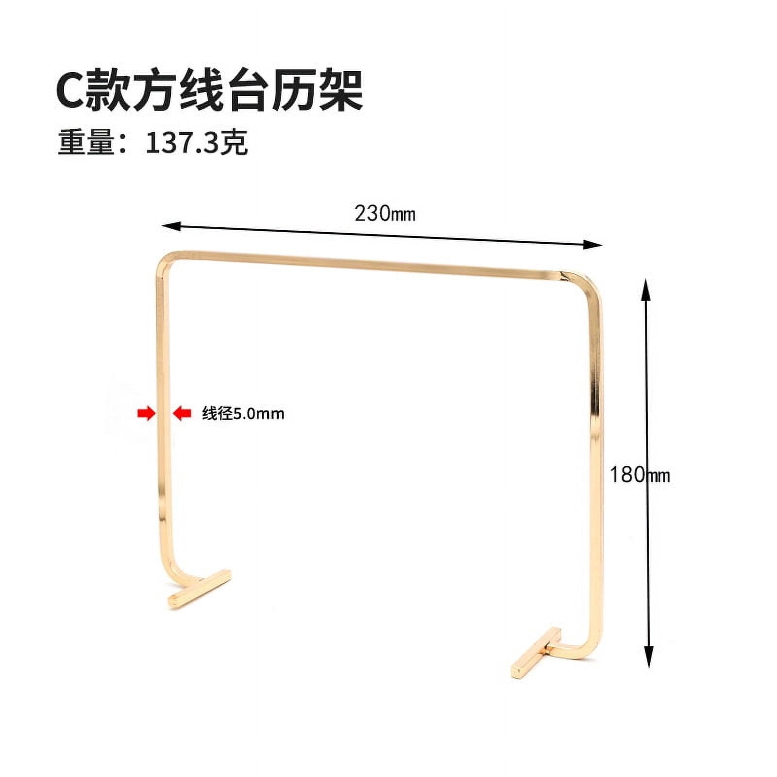GUIYONG Calendar Rack Iron Desk Calendar Support Holder Home Decor ...
