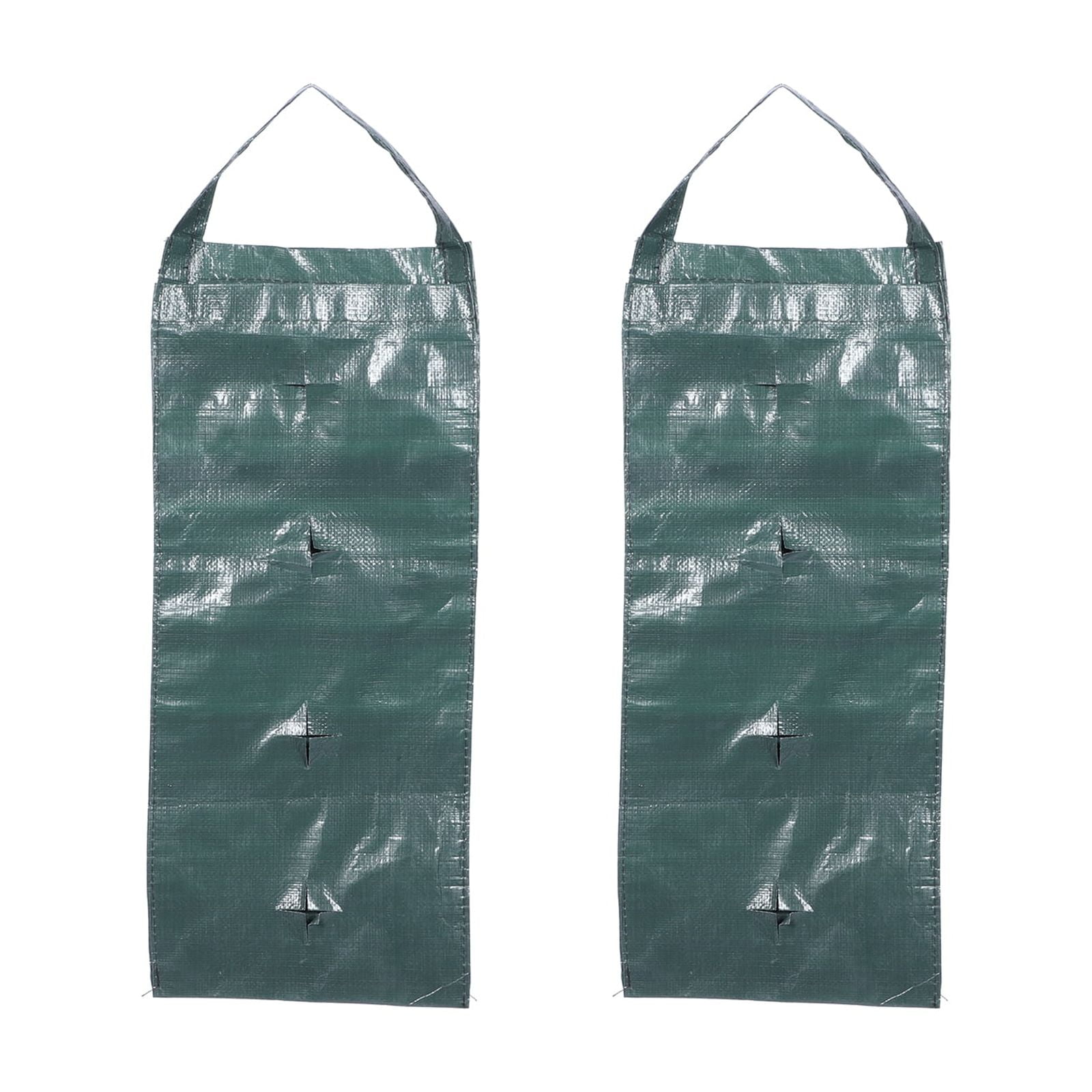 GUIYONG Hanging Planter Bag with Handles Plastic Hanging Strawberry ...