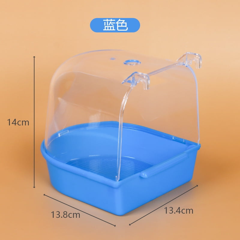 GUIYONG Indoor Bird Bath Cage Attachment For Parakeets Convenient Bird ...