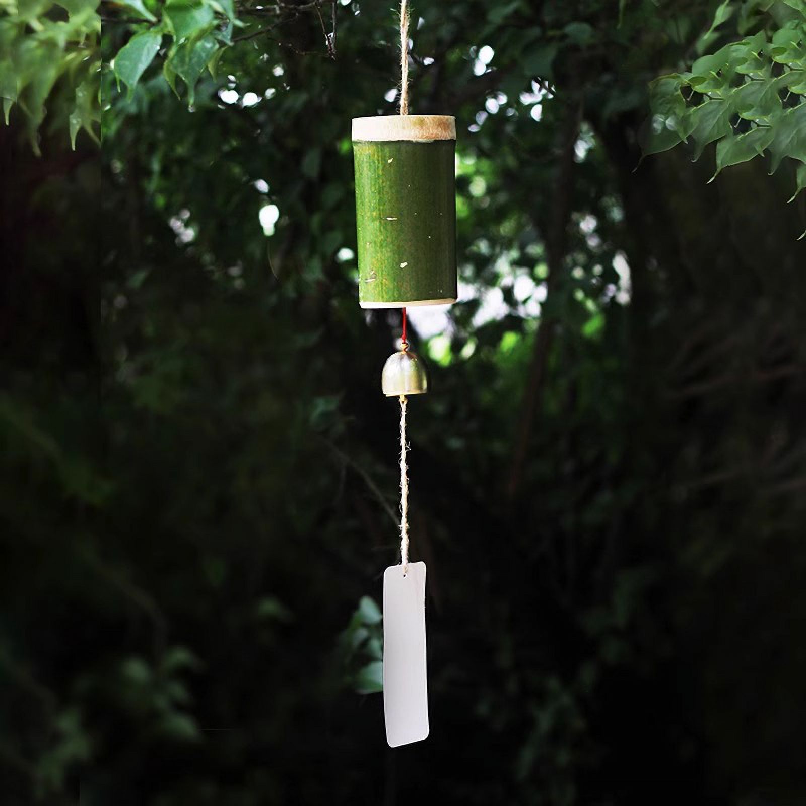GUIYONG Large Bamboo Wind Chime For Outside With Deep Relaxing Tones ...
