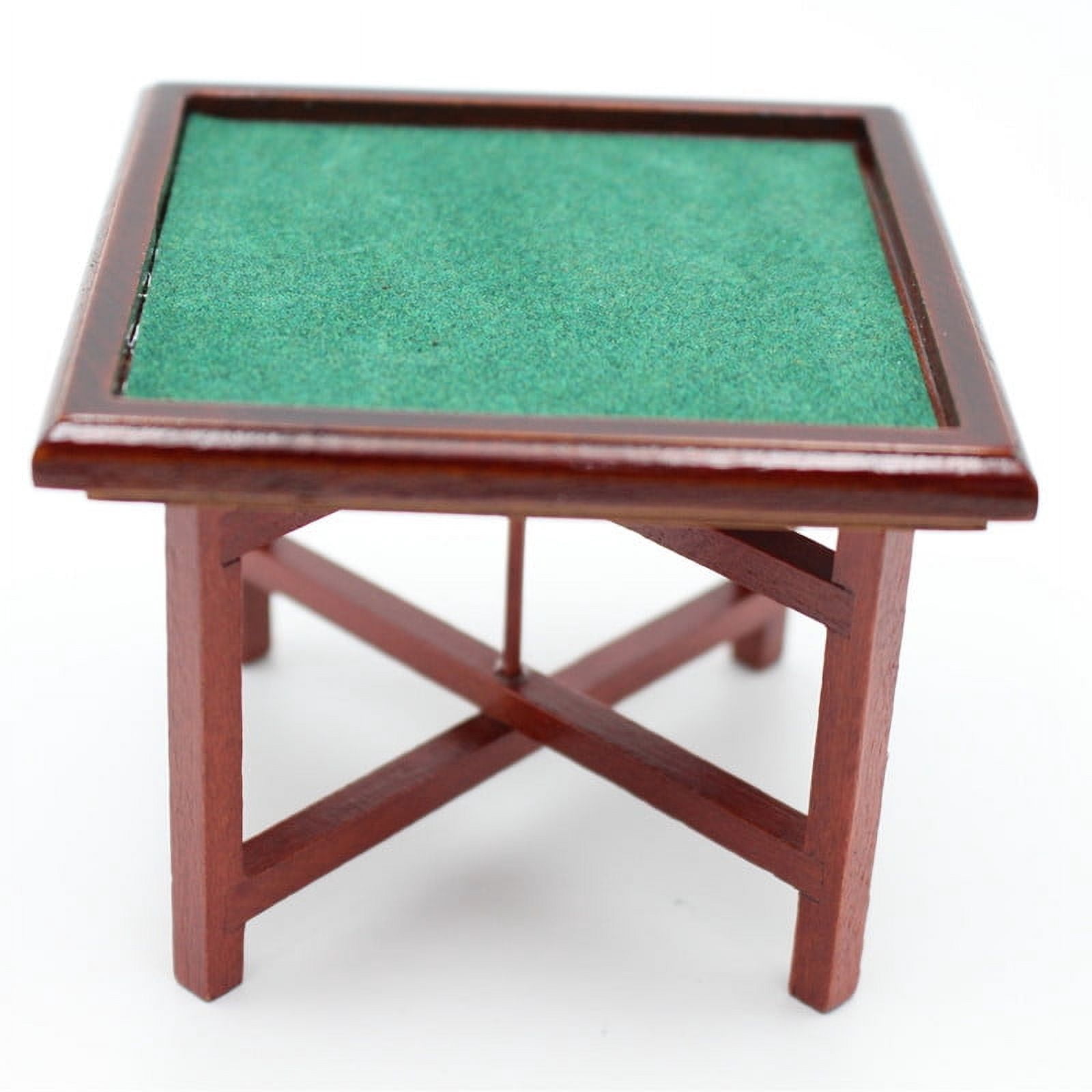 GUIYONG Miniature Mahjong Table Dollhouse Decoration Plastic Mini ...