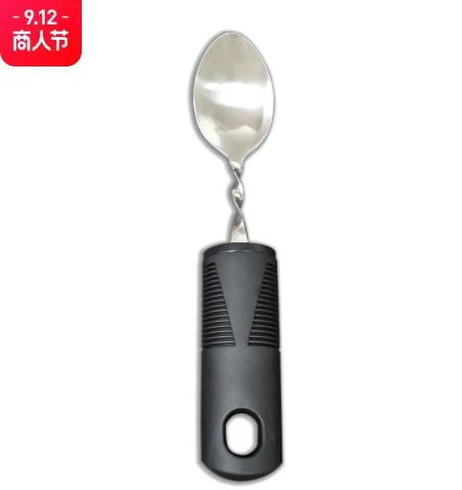 GUIYONG Stainless Steel Bendable Spoon with Non-Slip Handle Anti-Tremor ...