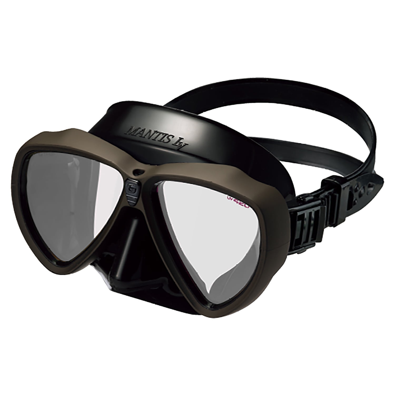 Gull Mantis LV RX Nearsighted Black/Taupe Dive Mask, -5.5 - Walmart.com