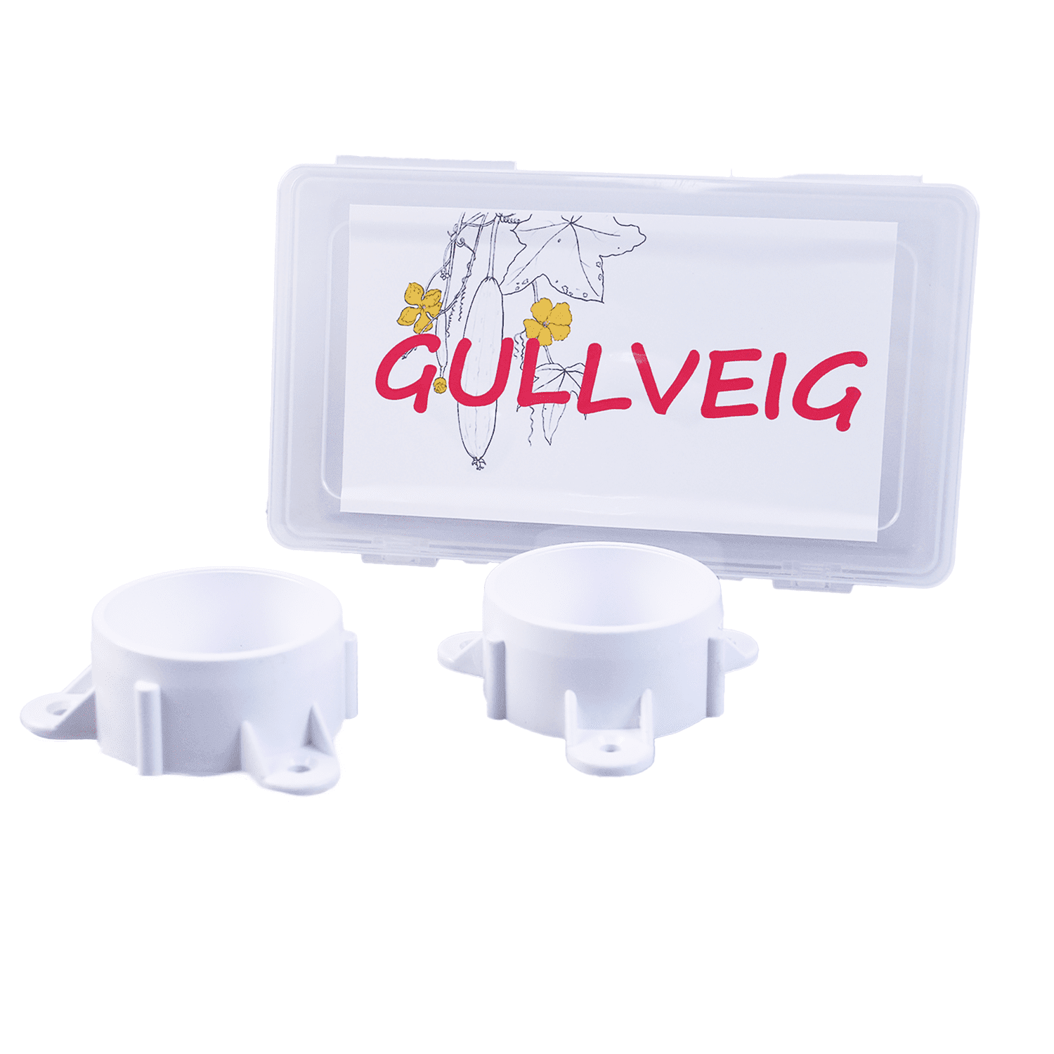 GULLVEIG 2-Inch Plastic Furniture Leg Caps, 2-Piece, 2-Pack - Walmart.com