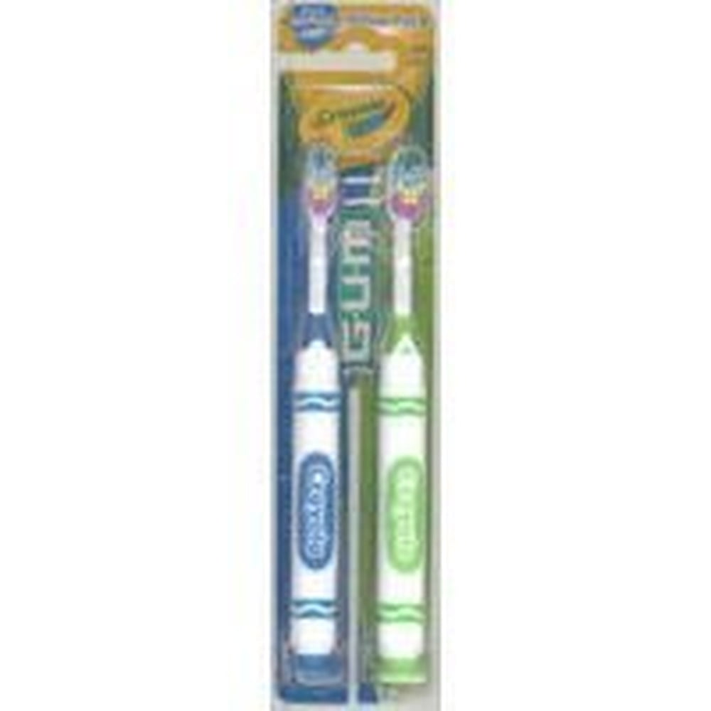 GUM Crayola Suction Cup Base Toothbrush Soft (Pack of 32) - Walmart.com