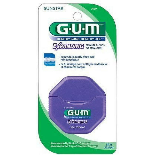 GUM Expanding Floss-30 Meters (Pack of 6) - Walmart.com