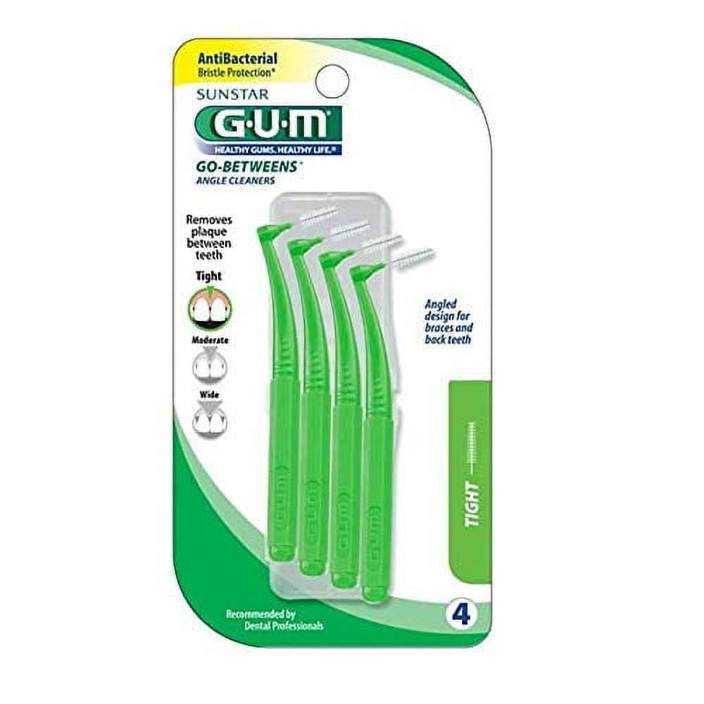 GUM Go-Betweens Angle Cleaners, Tight 4 ea - Walmart.com