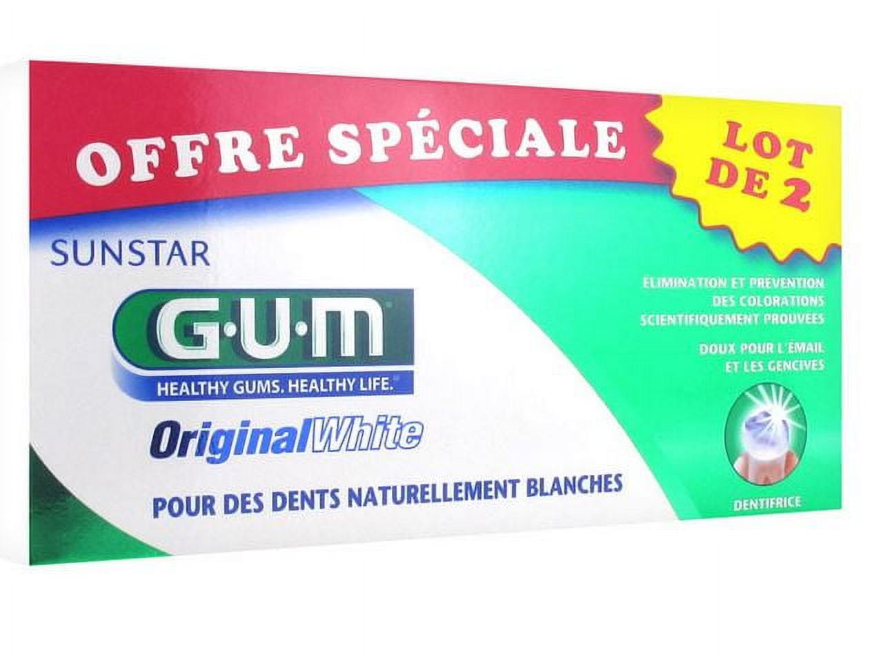 GUM Original White Toothpaste Pack of 2 75ml - Walmart.com