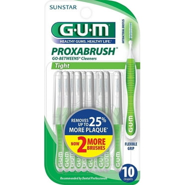 GUM Proxabrush Go-Betweens - Ultra Tight, Interdental Brushes, Soft ...