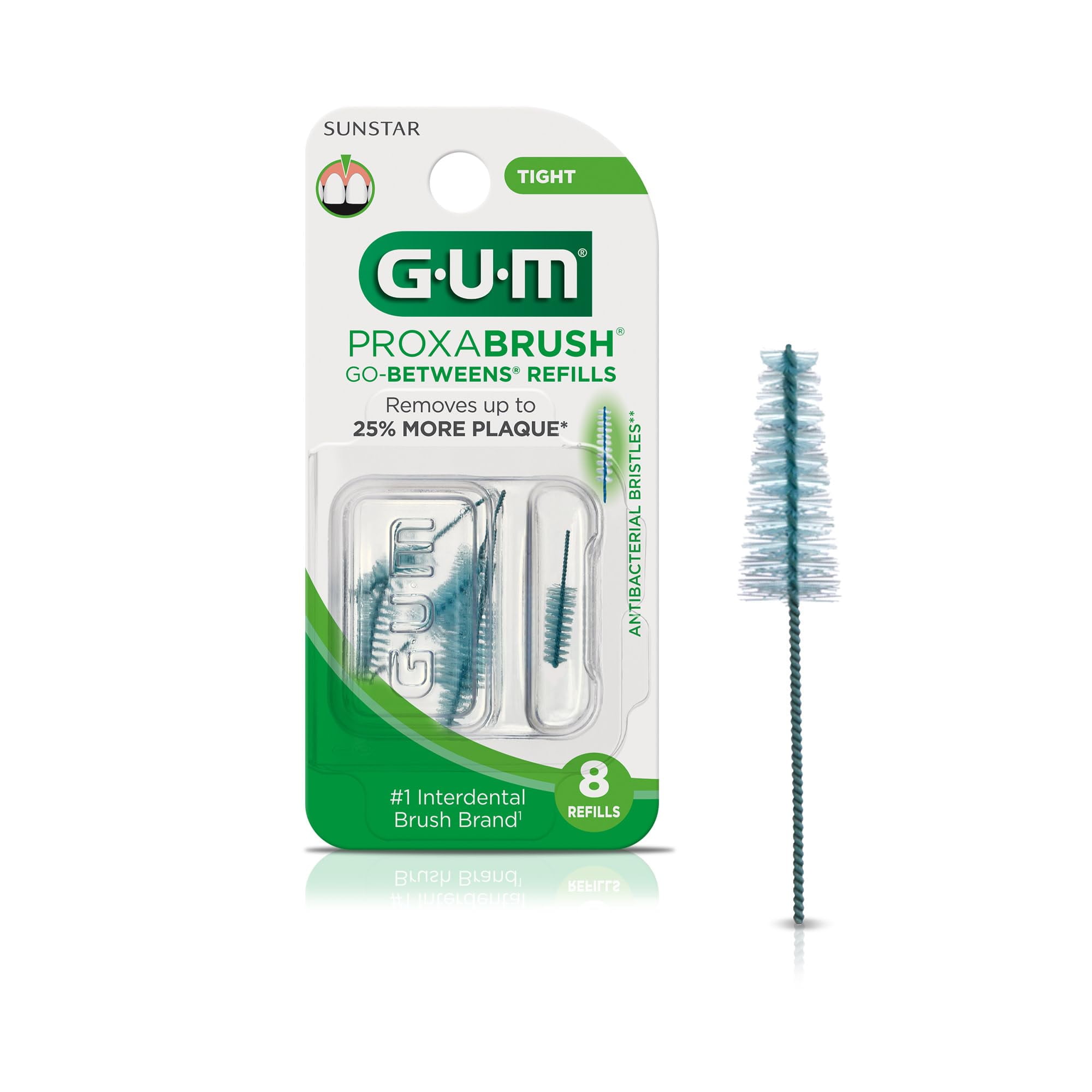 GUM Proxabrush Go-Betweens Refills SSF20 - Tight - Compatible with GUM ...