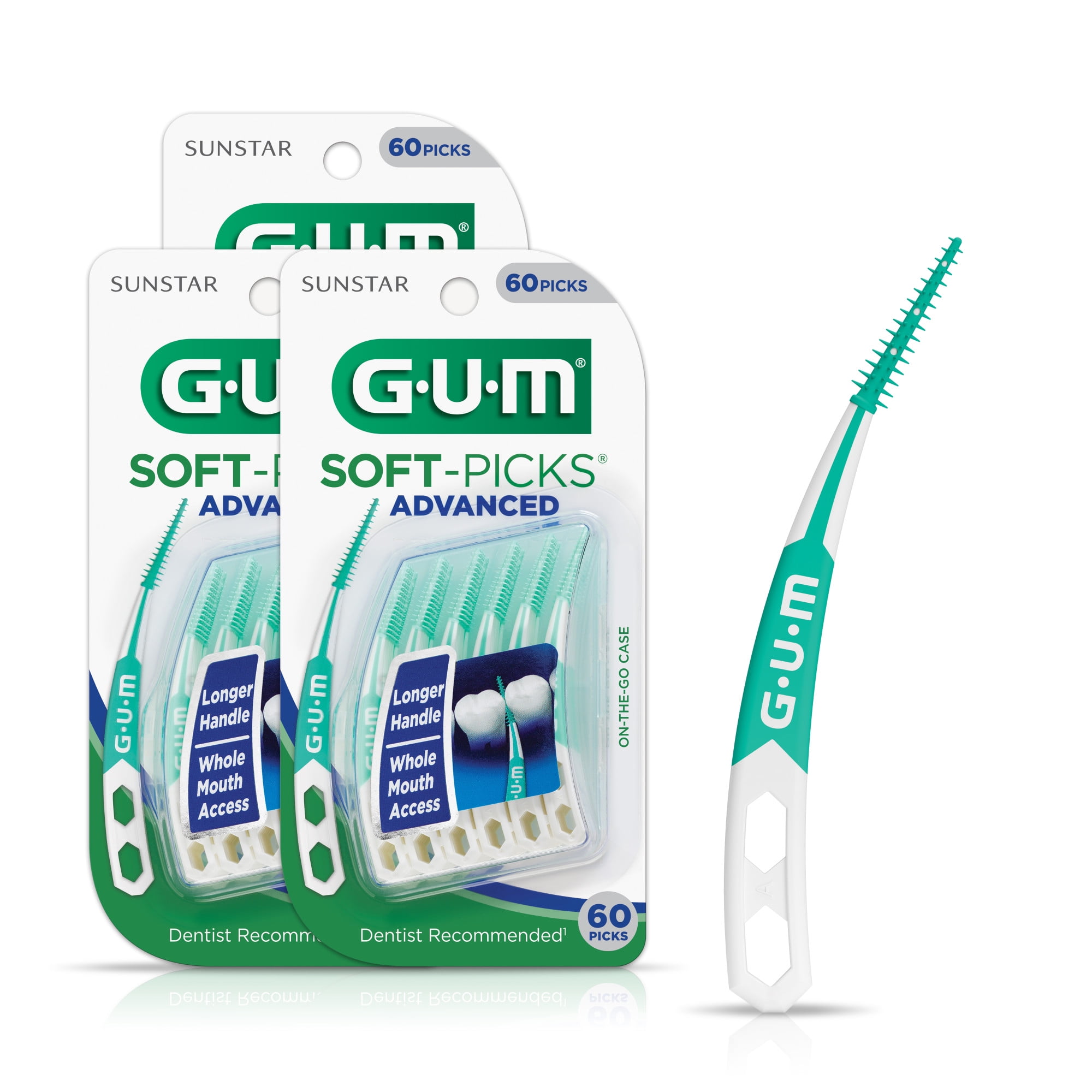 GUM Advanced Soft-Picks, Interdental Brushes for Teeth Inner Cleaning ...