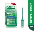 GUM Comfort Flex Mint Soft-Picks, Interdental Teeth Floss, 80 Count ...