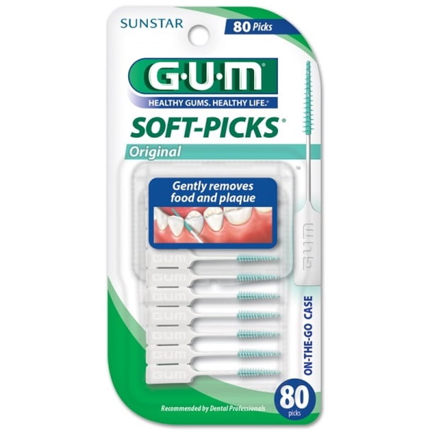GUM Soft-Picks Original - 80 Count - Walmart.com