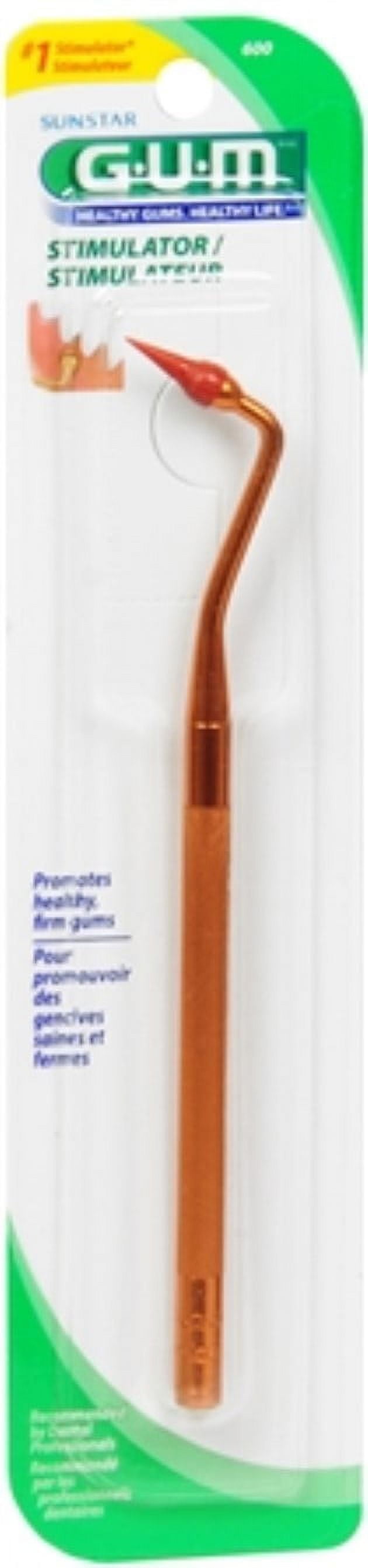 GUM Stimulator for Dental Oral Hygiene Care, Rubber Tooth, Pack of 2 ...