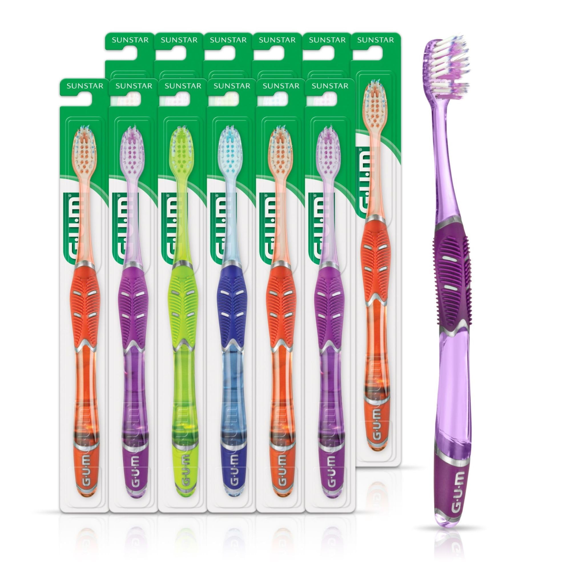 GUM Technique Deep Clean RRF12 Toothbrush - Compact Soft - Soft ...