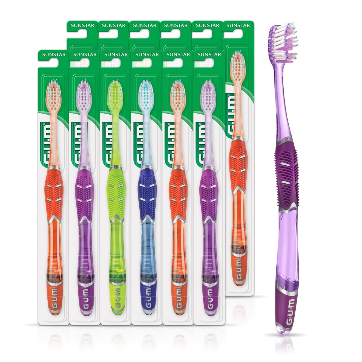 GUM Technique Deep Clean Toothbrush - Compact Soft - Soft Toothbrushes ...