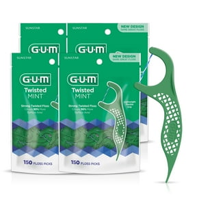 GUM Floss Flossmate Reusable Floss Handle, Ergonomic for Tight Spaces ...