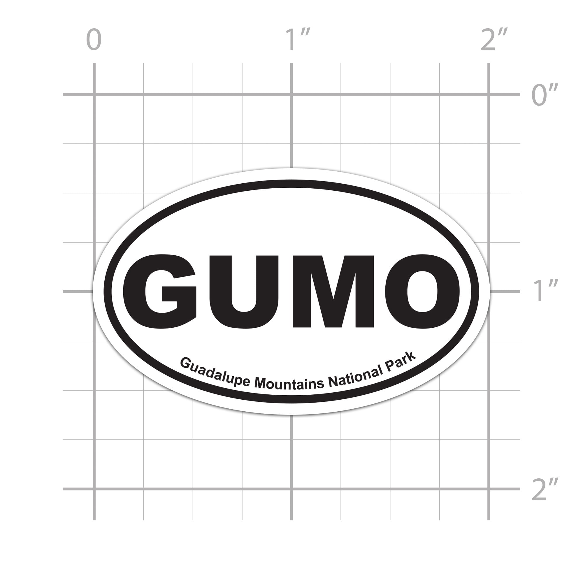 GUMO Guadalupe Mountains National Park Sticker for water bottle phone ...
