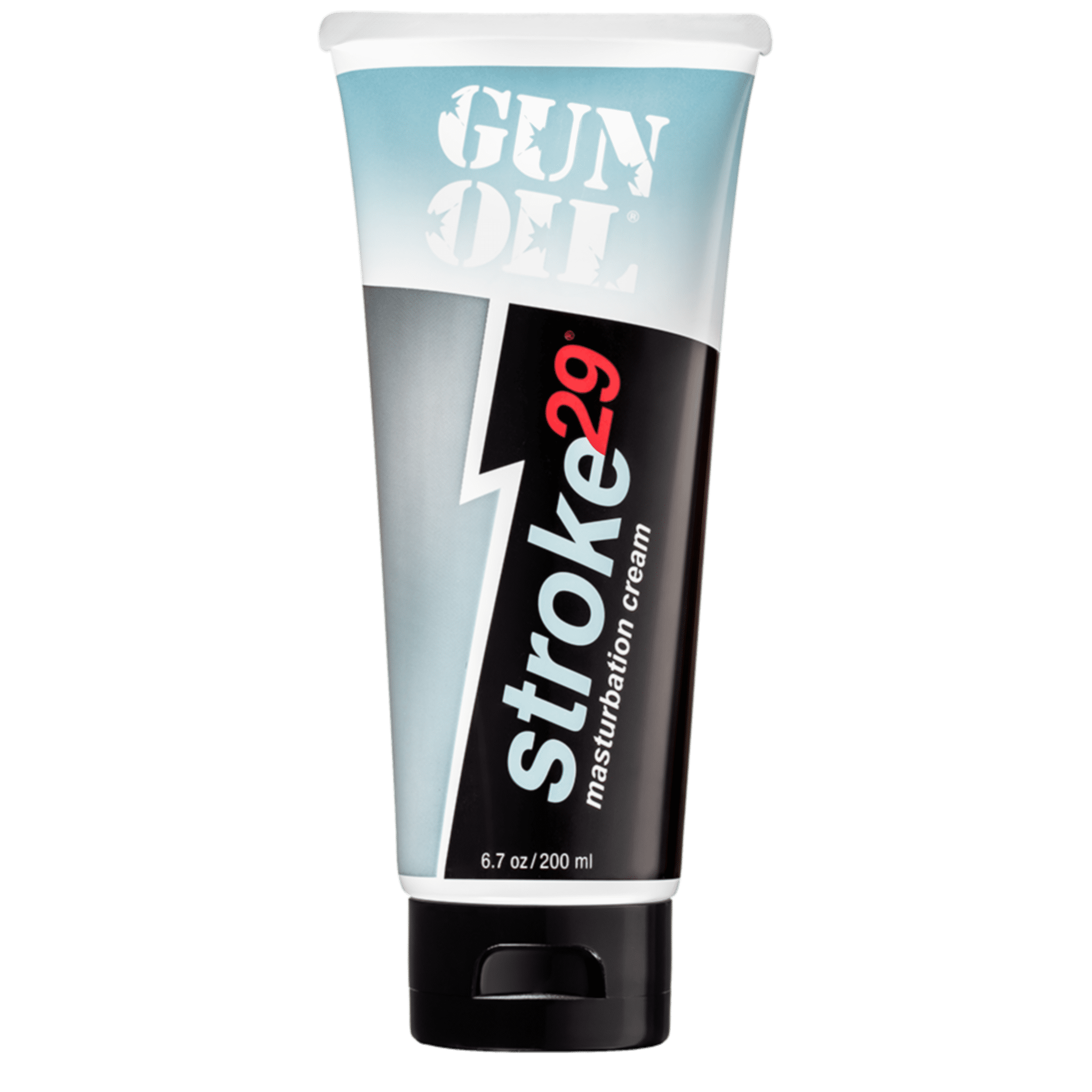 GUN OIL Stroke 29 Personal Lubricant for Men - Water Based Masturbation Cream for Him - 6.7oz ...