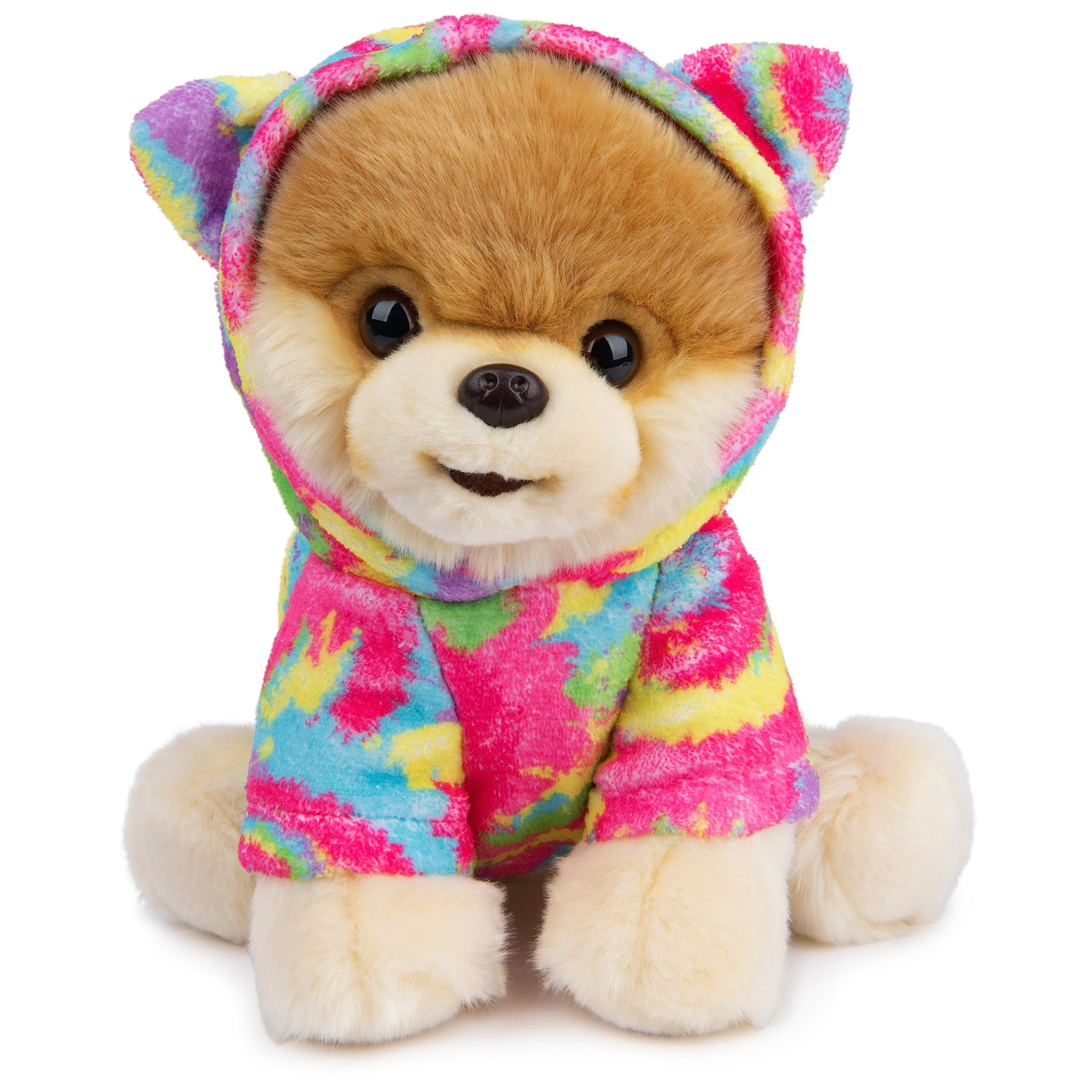 GUND Boo, The Worlds Cutest Dog with Rainbow Hoodie Plush Pomeranian ...
