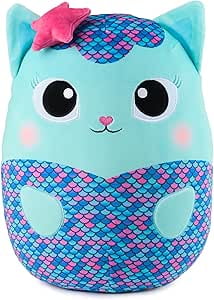 GUND Gabby’s Dollhouse Official Mercat Squishy Plush Toy, Cat Stuffed ...