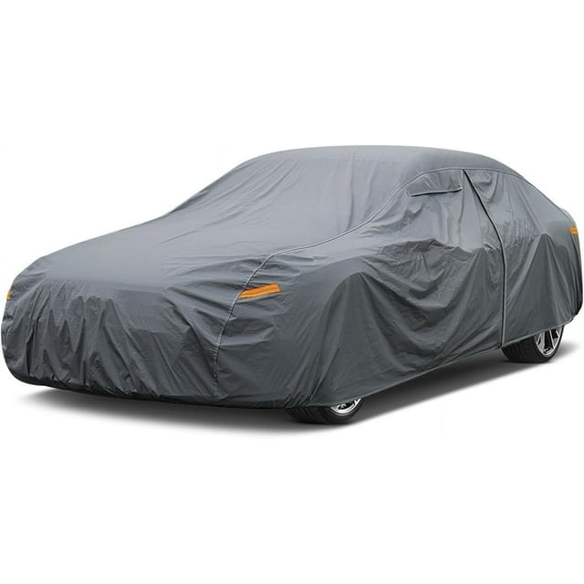 GUNHYI 16 Layers Car Cover All Weather Waterproof with Zipper ...