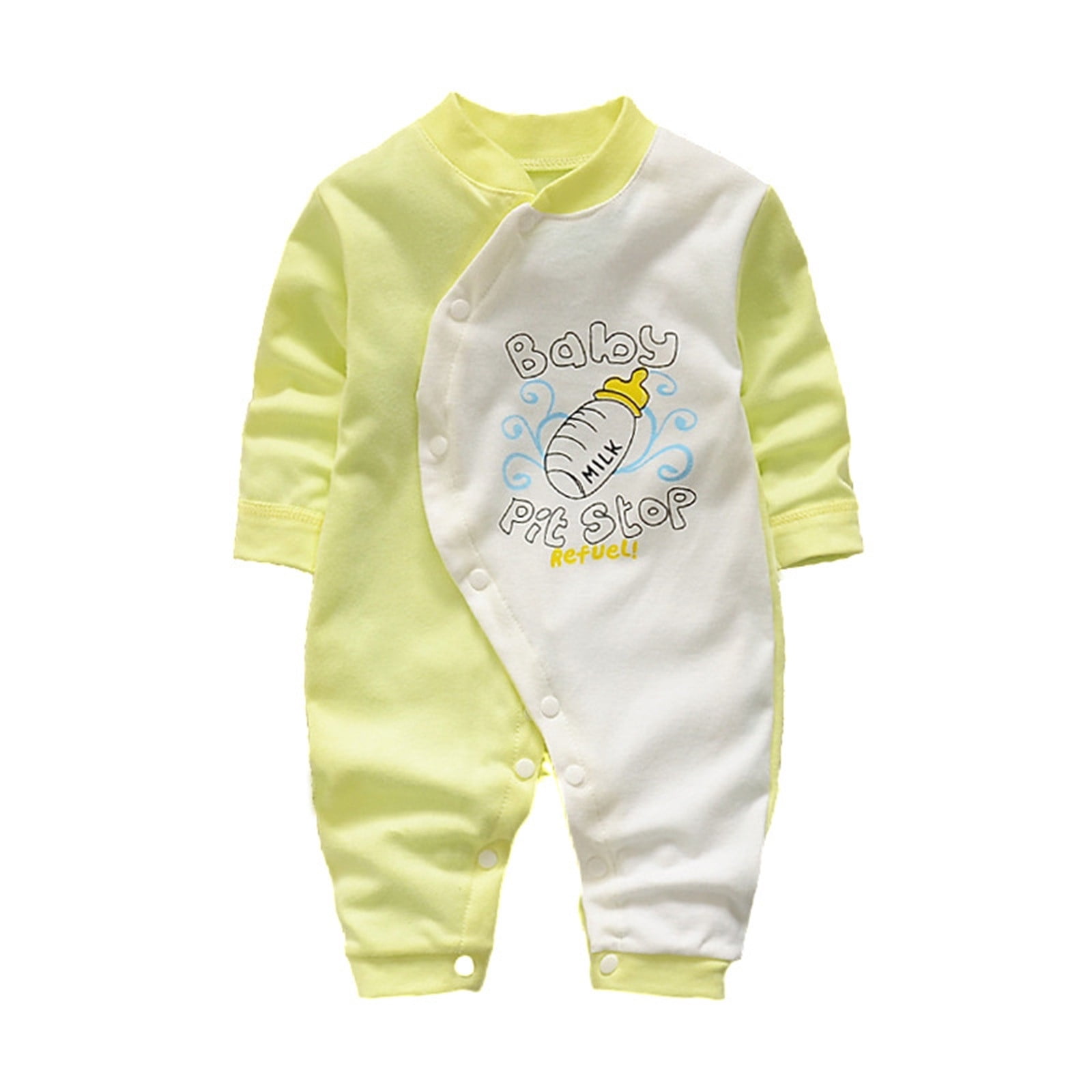 GUNIA Baby Rompers Newborn Infant Boy Girl Cartoon Print Cute Little ...