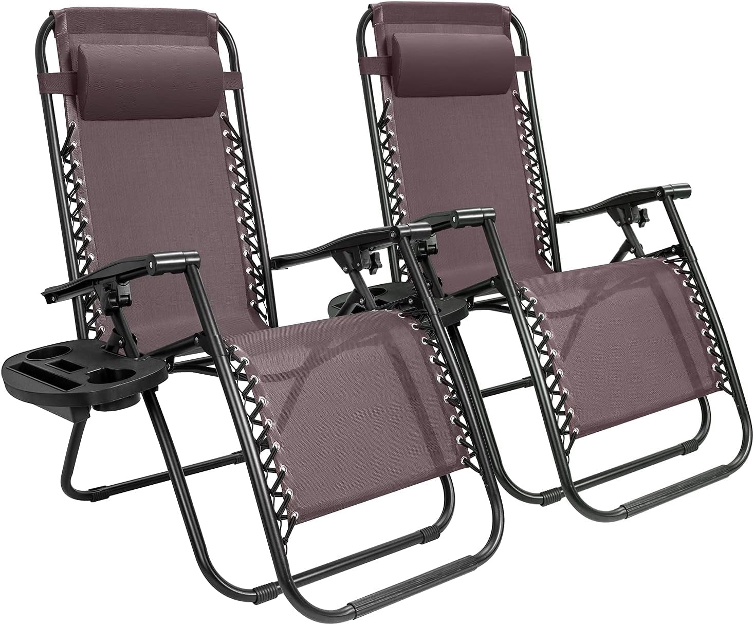 GUNJI Chair Outdoor Lawn Folding Lounge Chairs Adjustable Reclining ...