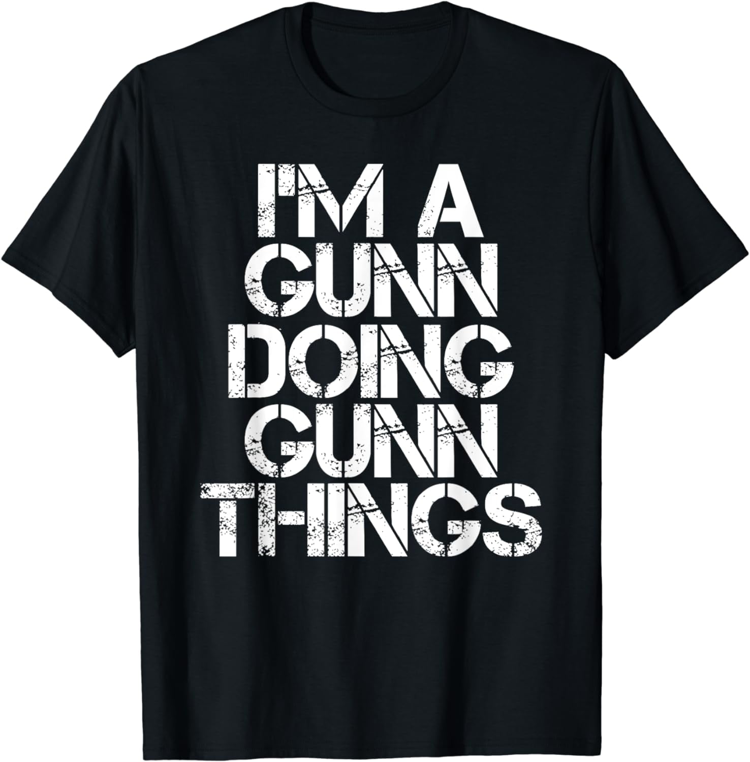 GUNN Funny Surname Family Tree Birthday Reunion Gift Idea T-Shirt-2 ...