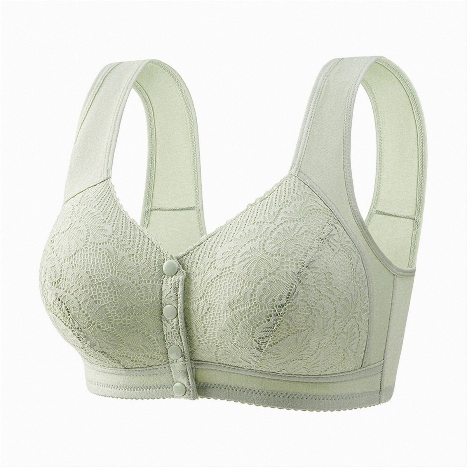GUOBIOZIY Front Closure Bras for Women No Underwire Cotton Full ...