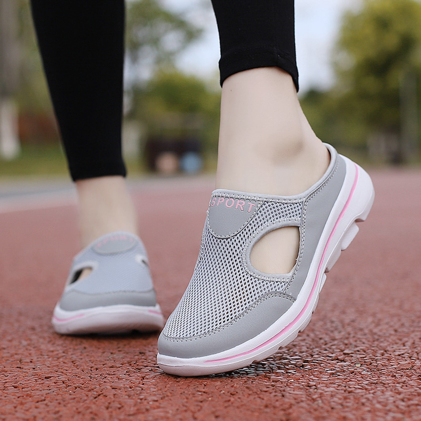 GUOBIOZIY Slippers Casual Clog Shoes Comfort Slip-On Walking Mules with ...
