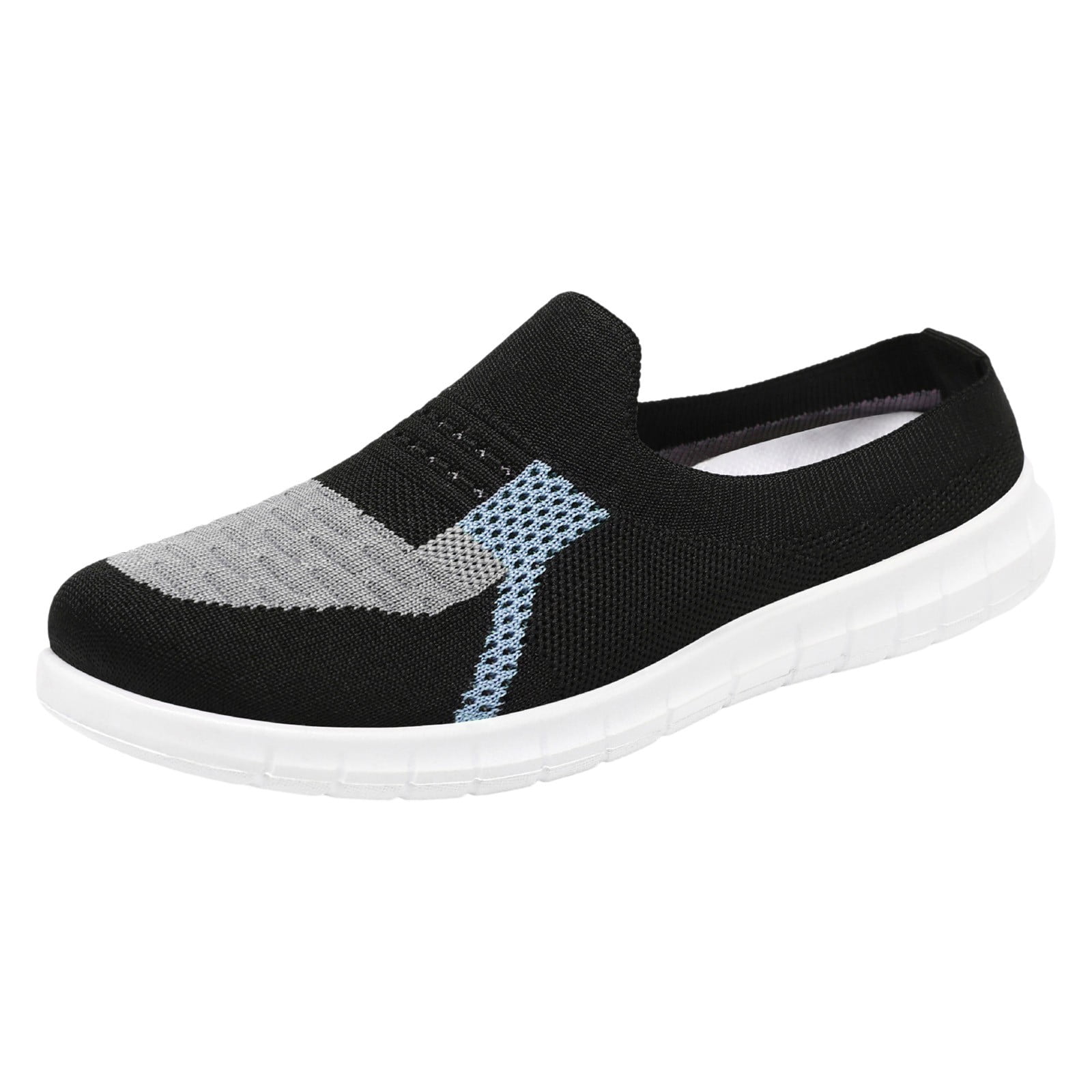 GUOBIOZIY Women Mules Shoes Fashion Sneakers Comfortable Slip-On ...
