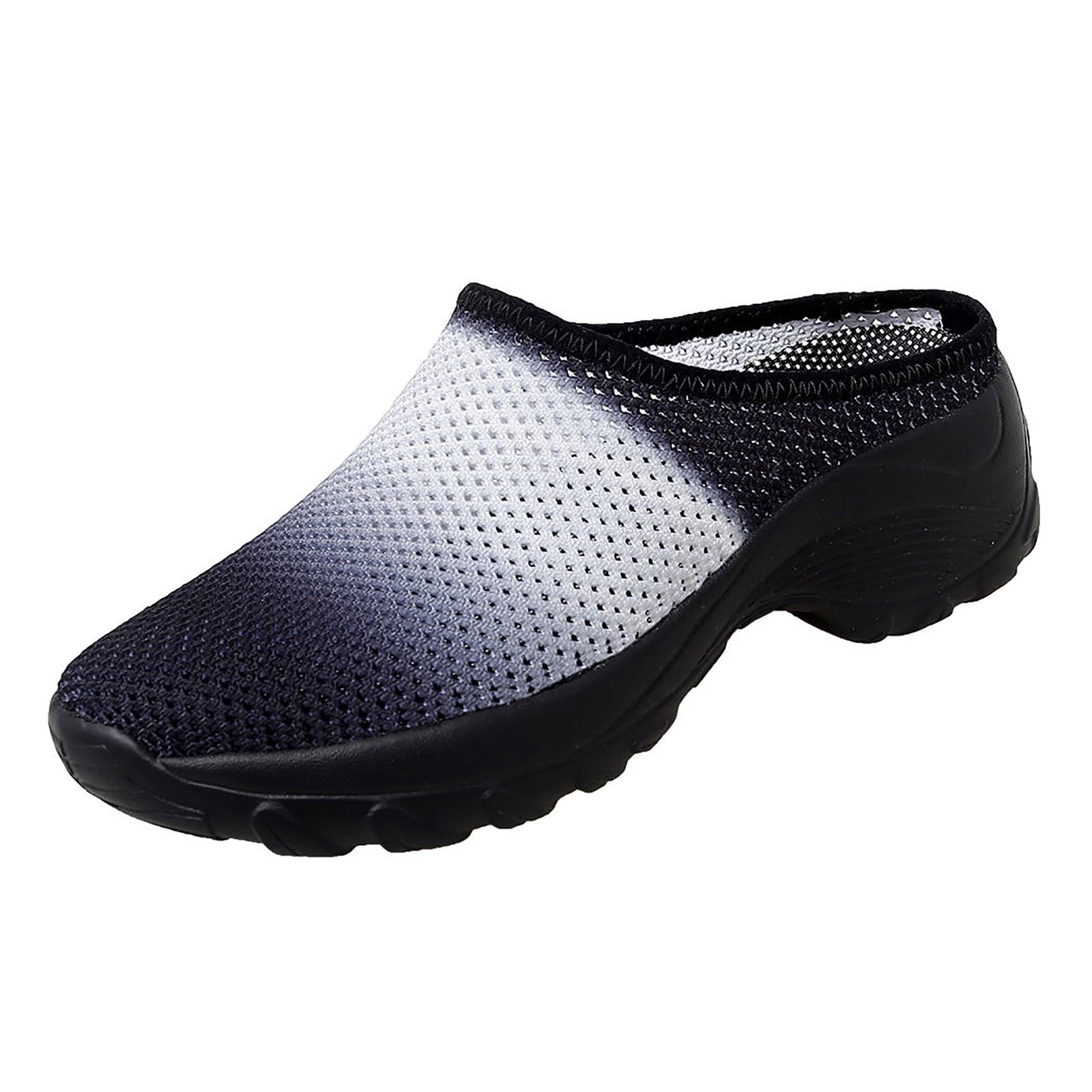 GUOBIOZIY Women's Slip on Mule Sneakers Breathable Backless Walking ...