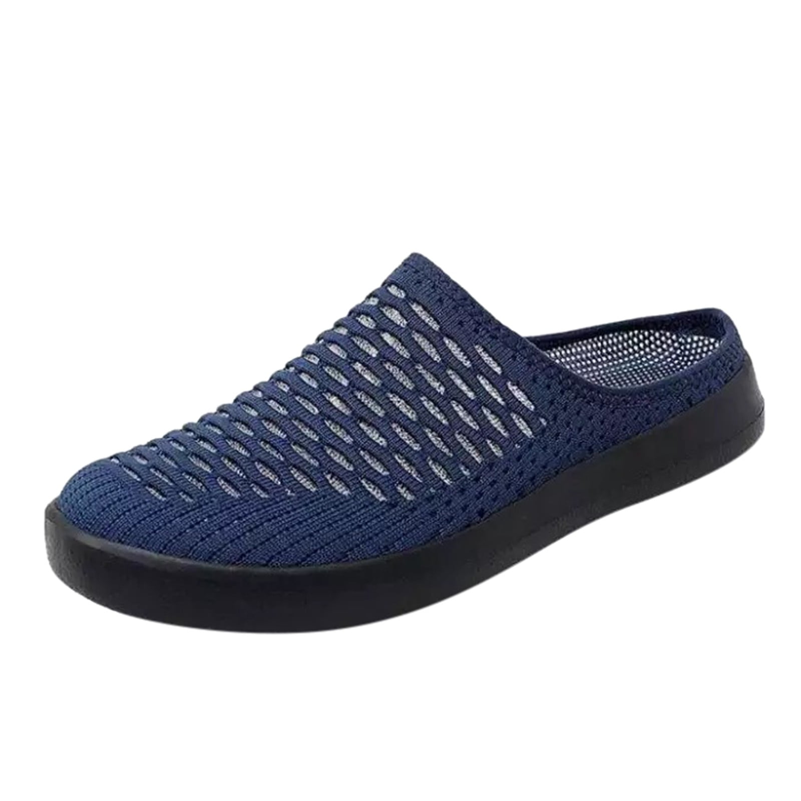 GUOBIOZIY Womens Walking Shoe Backless Clogs Slip On Mules Comfort ...