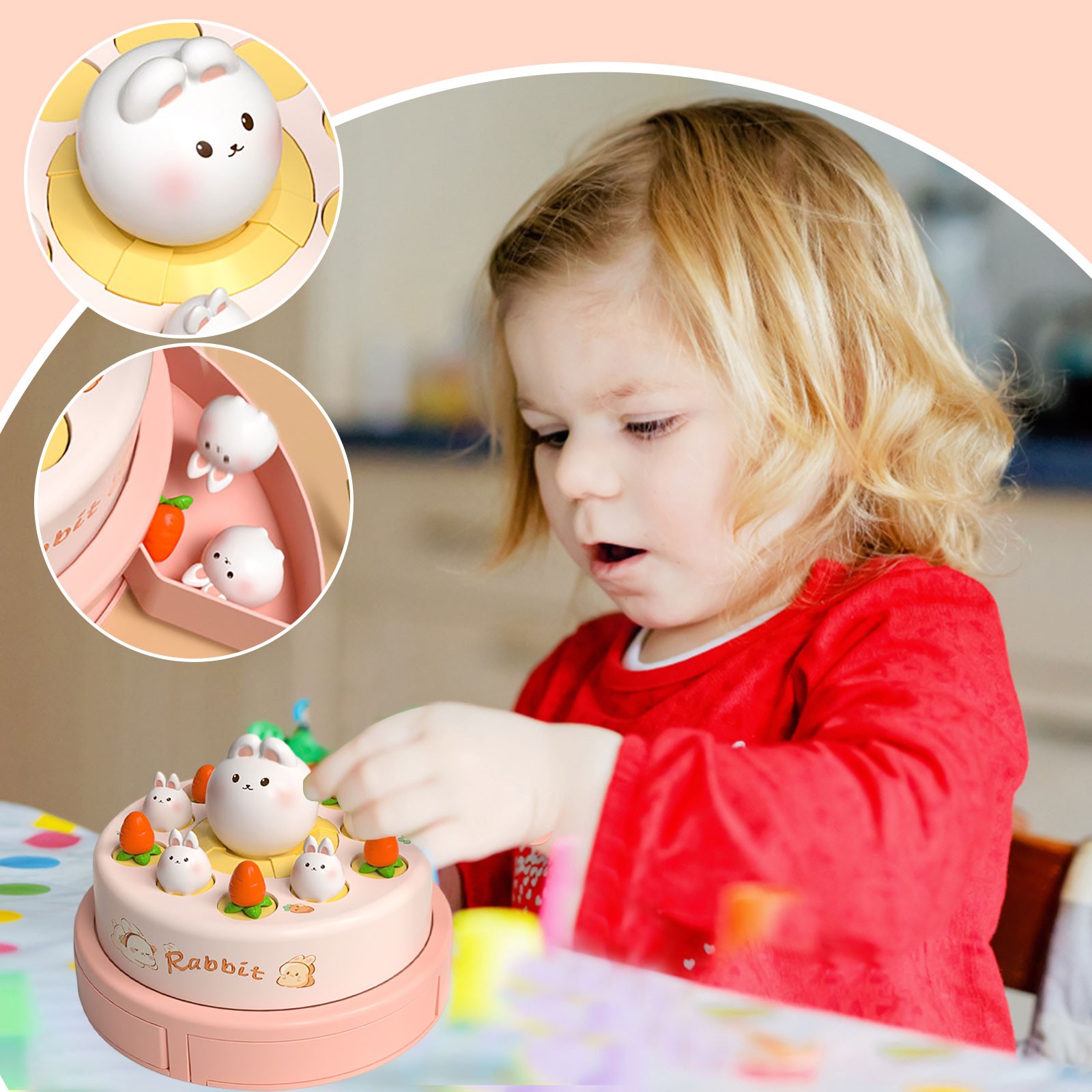 GUOMIAO Interactive Catapult Toy for Kids,Hand-Eye Coordination ...