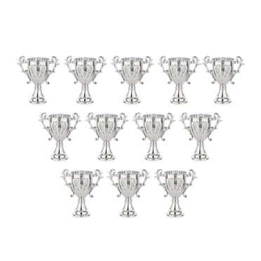 Shininglove Mini Trophies 24 Pack with Stickers 5 Inch Children Gold ...