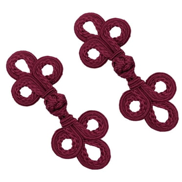 5 Pairs/Pack Chinese Knots Frog Buttons Closure Sewing Buttons Fastener ...