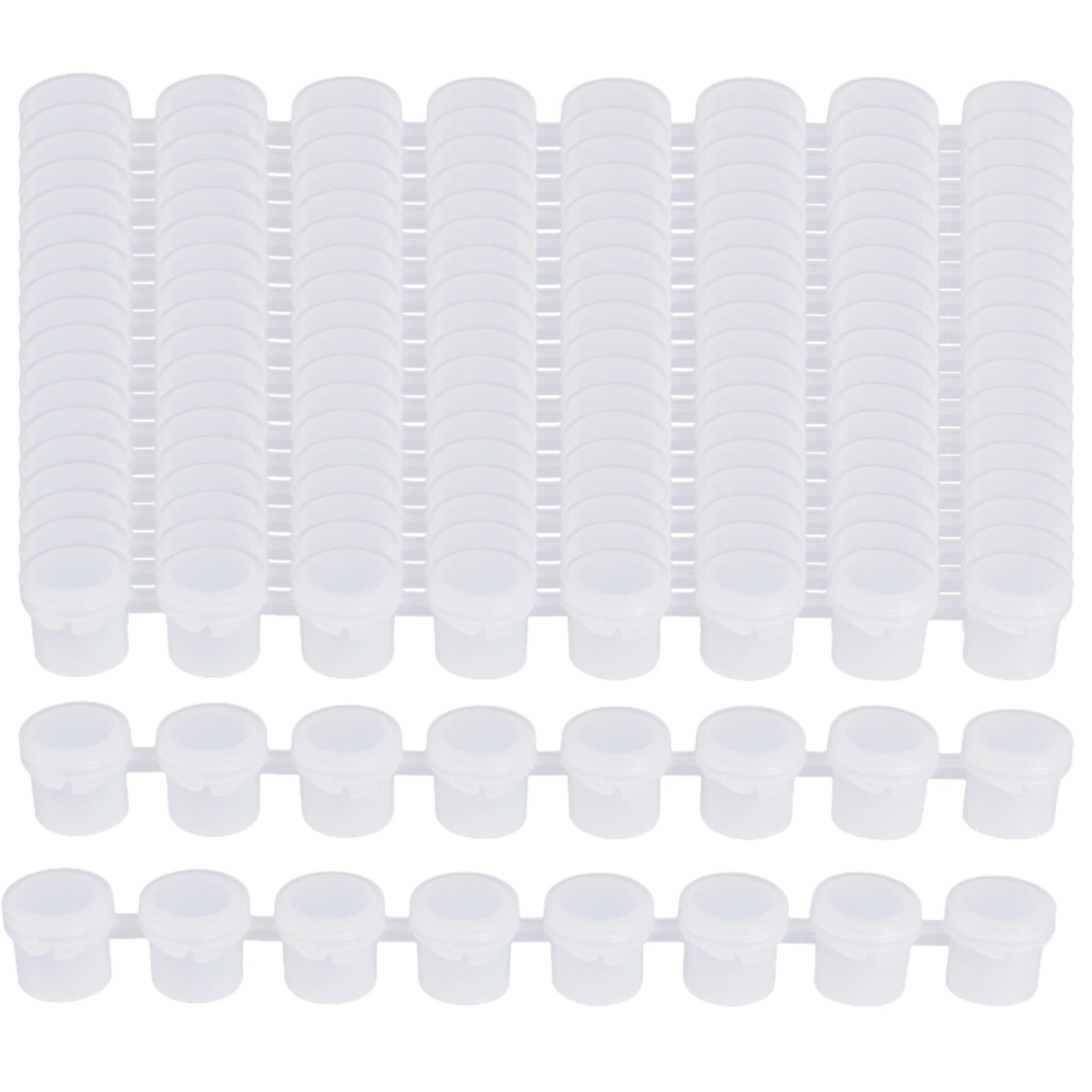 GUOOL 20x Empty Paint Pots Strips Acrylic Paint Containers Durable Arts ...