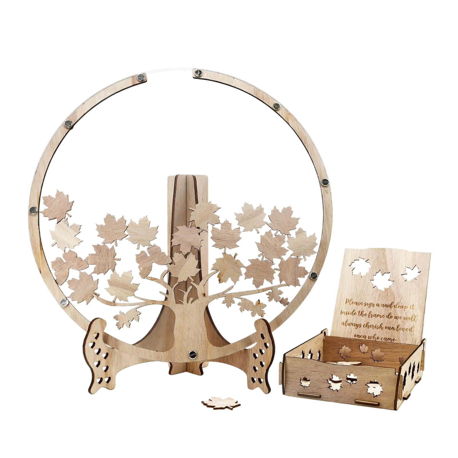 GUOOL 3D Wedding Guest Book Drop Box Frame Party Decoration Creative ...