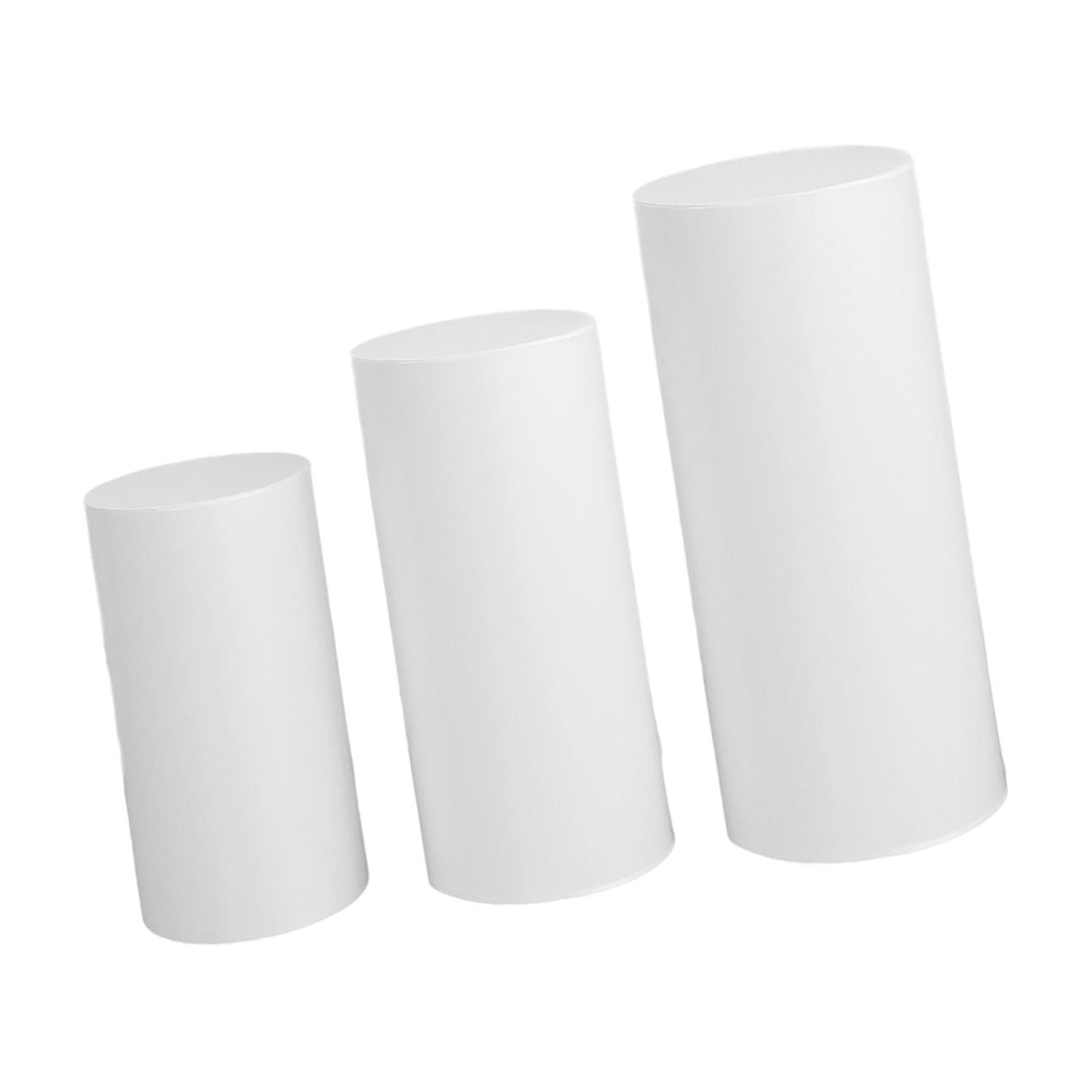 GUOOL 3Pcs Cylinder Plinth Stand Covers Plinth Stand Pillar Covers ...
