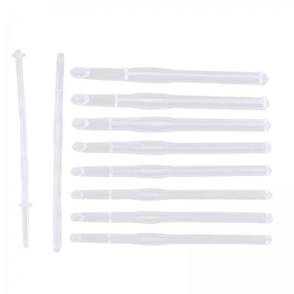 GUOOL 3x10 Pieces Resin Silicone Crochet Hooks for DIY Handmakde Crafts ...