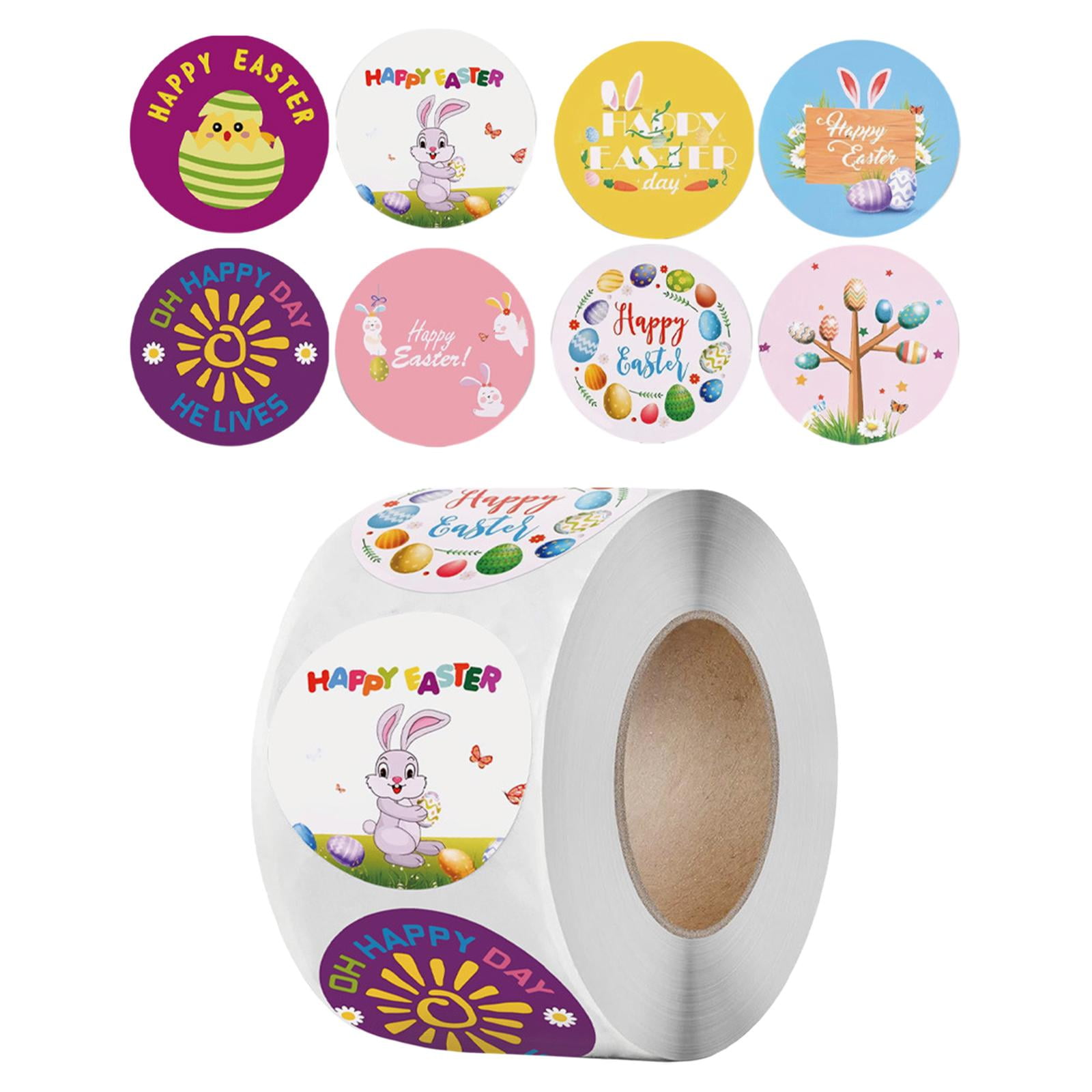 GUOOL 500 Pieces Easter Stickers Stickers Labels Scrapbooking ...