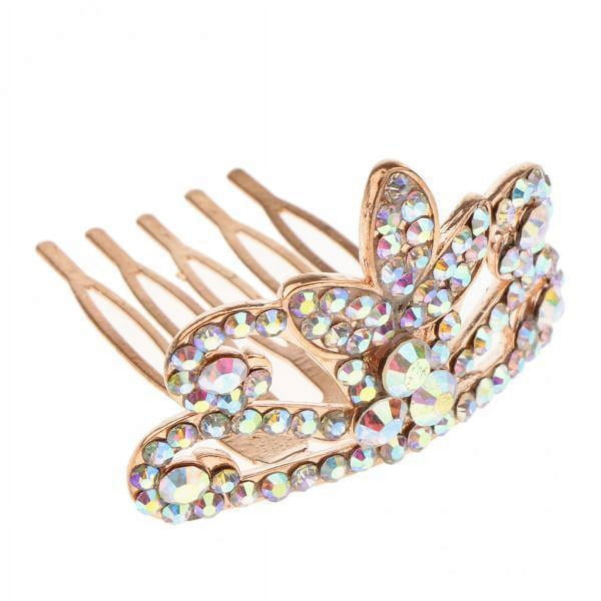 GUOOL 5xGirls Crown with Comb For Costume Accessory Rose gold - Walmart.com